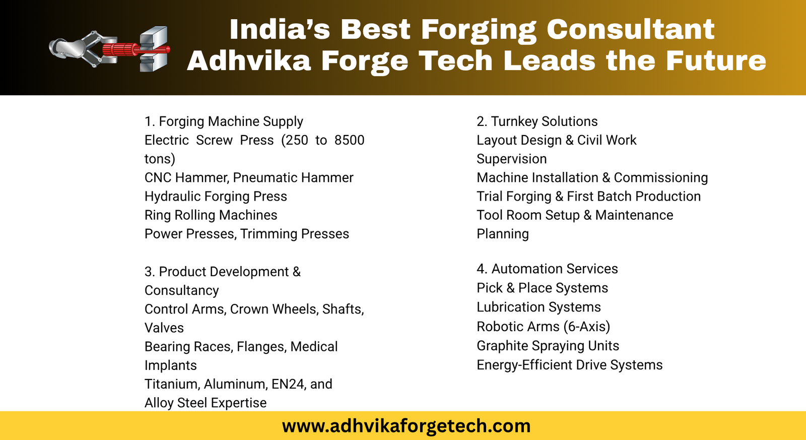Top 10 Reasons to Choose Adhvika Forge Tech for Forging